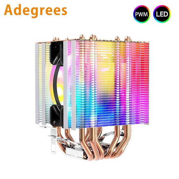 Adegrees A6 Кулер для процессора башнеобразный 4PIN PWM для Intel 2011 ...
