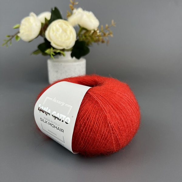 Пряжа Silk Mohair кид мохер на шелке цвет 6024 - купить с доставкой по ...