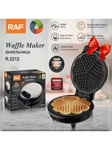 RAF Вафельница sp369335 1000 Вт купить на OZON по низкой цене (1560452878)