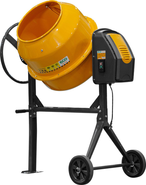 Бетономешалка электрическая ECO CM-180 (объём 180/131 л, 900 Вт, 230 В ...