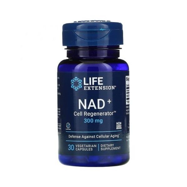 Life Extension NAD+ Cell Regenerator 300 мг 30 капсул купить на OZON по ...