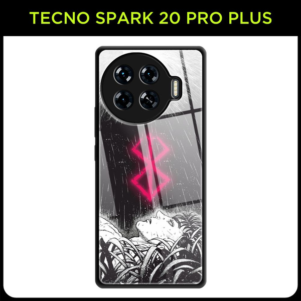 Вопросы и ответы о Стеклянный чехол на Tecno Spark 20 Pro Plus Текно Спарк 20 Про Плюс с