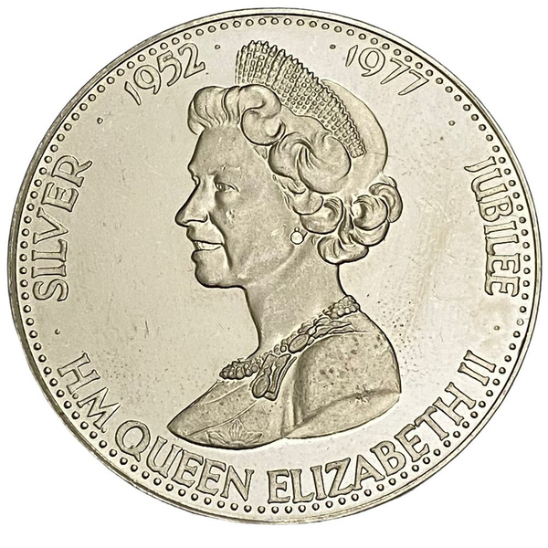 Великобритания, настольная медаль "Елизавета II. Юбилей" 1977 г. - купить с доставкой по ...