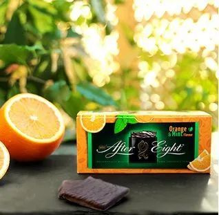 Шоколадные конфеты Nestle After Eight Orange & Mint flavour апельсин ...
