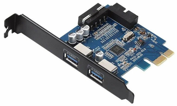 Контроллер PCI-Express USB 3.0 x 2 купить на OZON по низкой цене ...