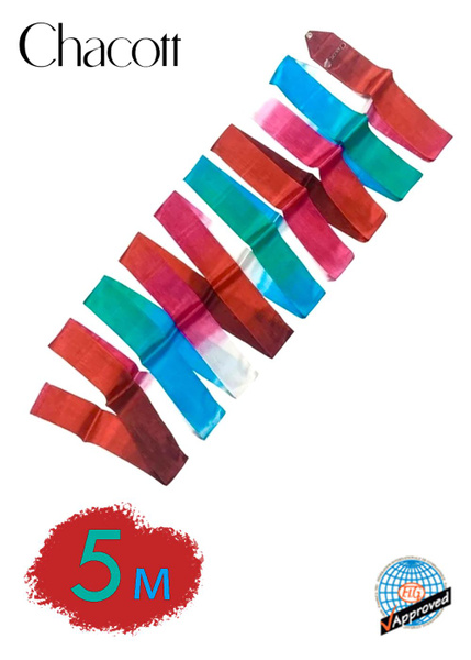 Лента CHACOTT Gradation цветная 5м. 753 (Бордовый-Малиновый-Белый-Голубой) FIG купить на OZON по ...