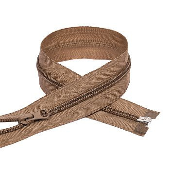 Молния MaxZipper пласт. спираль №5-N 80см цв.F296 т.бежевый уп.50шт купить на OZON по низкой ...