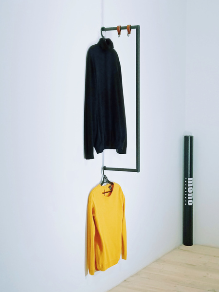 Характеристики Вешало (вешалка настенная) рейл консольный в стиле лофт, MONO furniture, серия ...