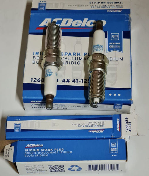 Комплект свечей зажигания ACDelco 12681659 - купить по выгодным ценам в ...