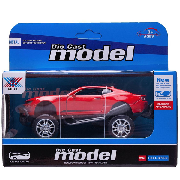 Машинка Junfa Джип красный 1:32 металлический с открывающимися дверцами инерционный - купить с ...