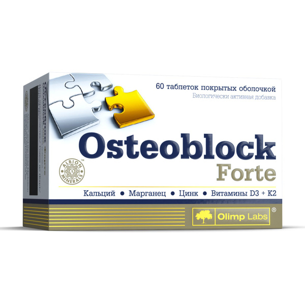 Средство для укрепления костей Osteoblock Forte 60 таб. Olimp Labs ...