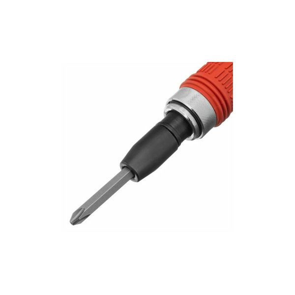 Отвертка ударно-повортная 1/2",набор бит,6 шт обрезиненная ручка ...