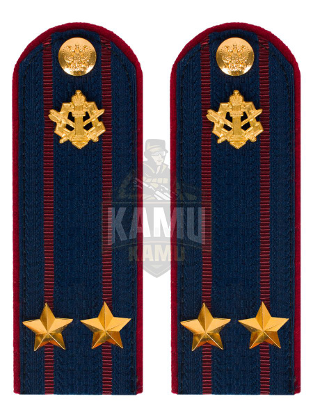Погоны ФСИН на куртку картон (в сборе) укомплектованные с фурнитурой ...