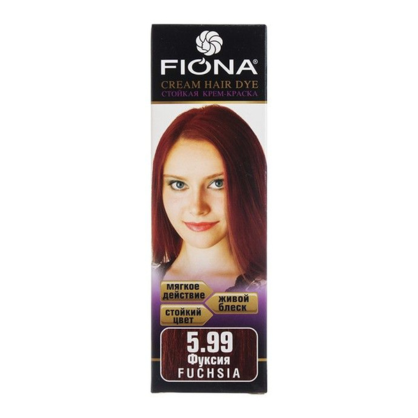 Fiona Крем-краска для волос, тон 5.99 Фуксия - купить с доставкой по ...