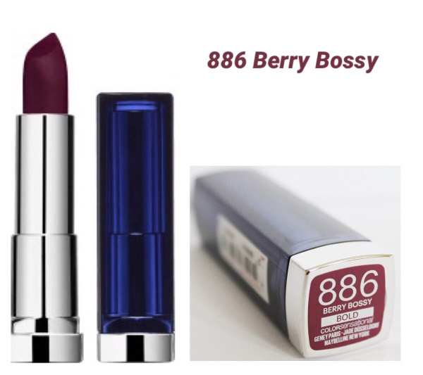 MAYBELLINE NEW YORK Помада для губ Color Sensational № 886 Berry Bossy 4 г купить на OZON по ...