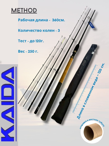 Удилище KAIDA METHOD, от 30 гр купить c доставкой на OZON по низкой цене (1771619674)
