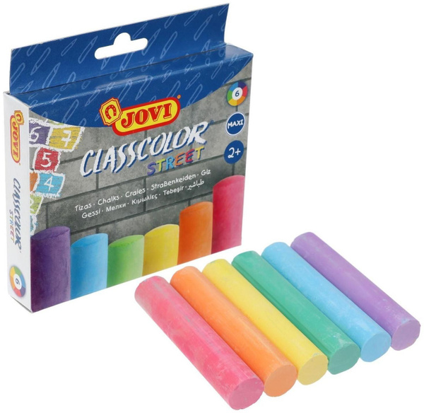 DENCO store Мелки, вид мелка: Для асфальта, цветов: 6 шт. - купить с ...
