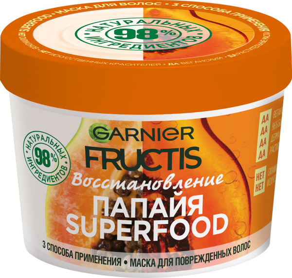 Garnier Маска для волос, 390 мл - купить с доставкой по выгодным ценам ...