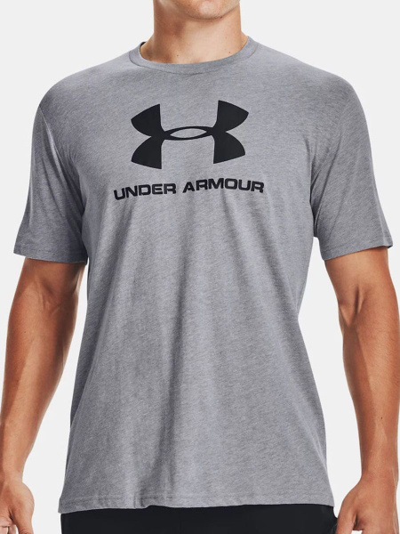 Футболка Under Armour, размер 52, цвет серый, 100% хлопка - купить по ...