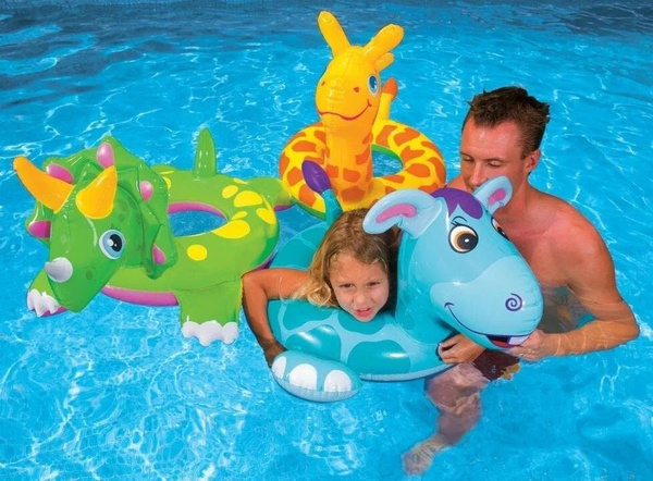 Надувной круг "Животные" 3-6 лет, в ассортименте, Intex 58221NP (З-6) - купить по выгодной цене ...
