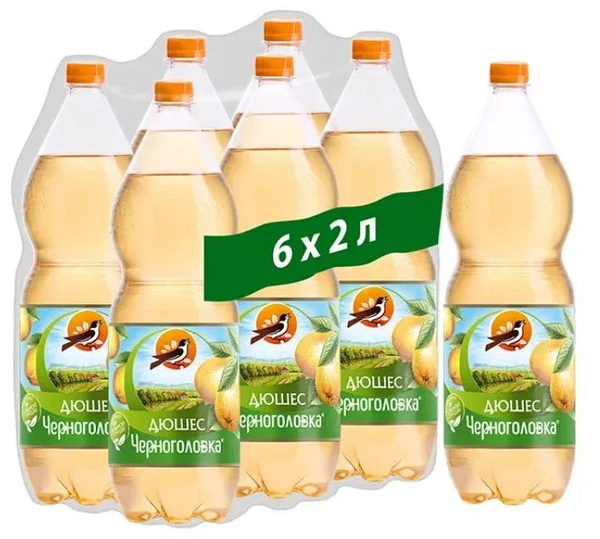 Лимонад Черноголовка Дюшес, газированный, 6 шт по 2 л - купить с ...
