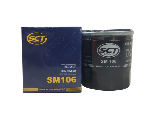 Фильтр масляный SCT SM-106 - купить по выгодным ценам в интернет-магазине OZON (1611159549)