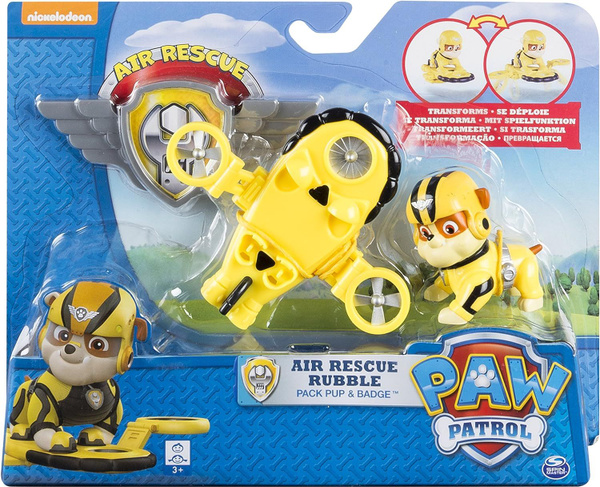 Paw Patrol - Air Rescue Rubble,Небольшая скульптурная игрушка, подарок ...