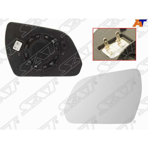 Зеркальный элемент левый для Хендай Крета 1 2016-2021, Hyundai Creta 1 зеркальный элемент левый ...