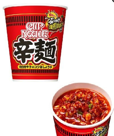 NISSIN Лапша быстрого приготовления CUP NOODLE SPICY MIDI пшеничная ...