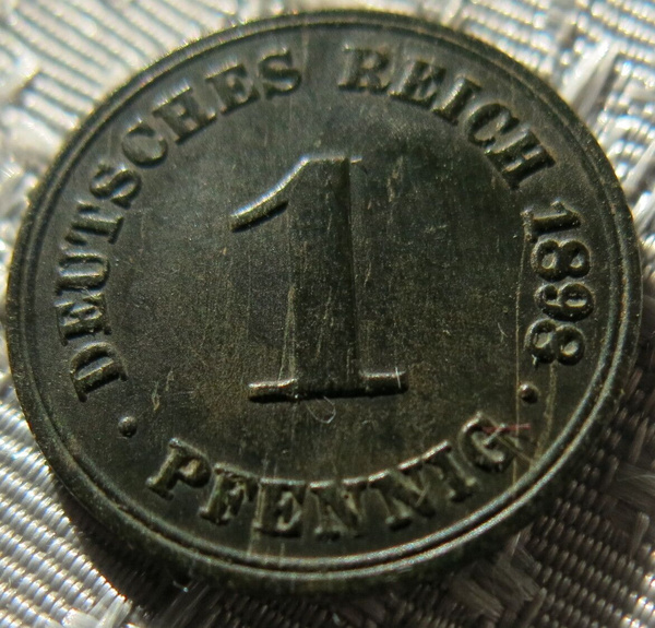 Монета 1 pfennig 1898 (1 пфеннинг 1898 года), Германия, ОРИГИНАЛ купить на OZON по низкой цене ...