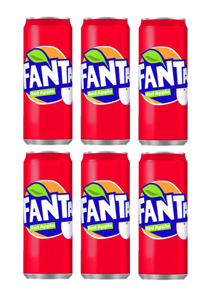 Напиток газированный Fanta Red Apple Красное Яблоко (Афганистан), 250 ...