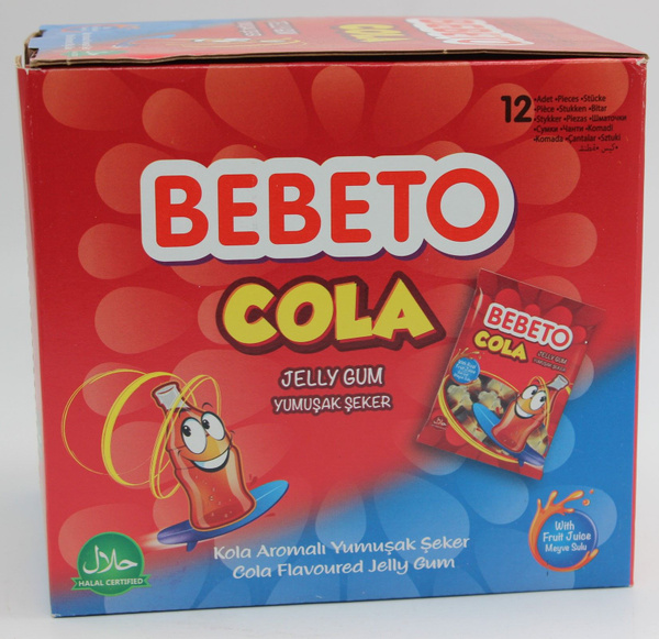 Жевательный мармелад Bebeto Cola со вкусом колы 12шт по 70гр - купить с ...