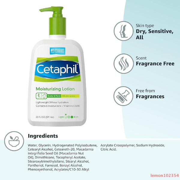Cetaphil увлажняющий лосьон, моментальное и продолжительное увлажнение ...
