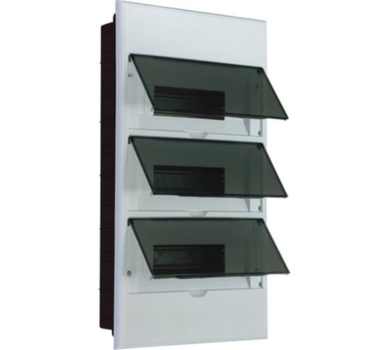 Распределительный встраиваемый щит KRANZ на 36 модулей ЩРВ-П-36 IP41 пластик KR-11-0236 купить ...