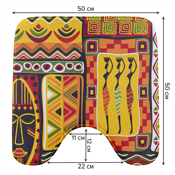 Коврик для ванной 50х JoyArty, wcbath_17578_50x50 - купить по выгодной цене в интернет-магазине ...