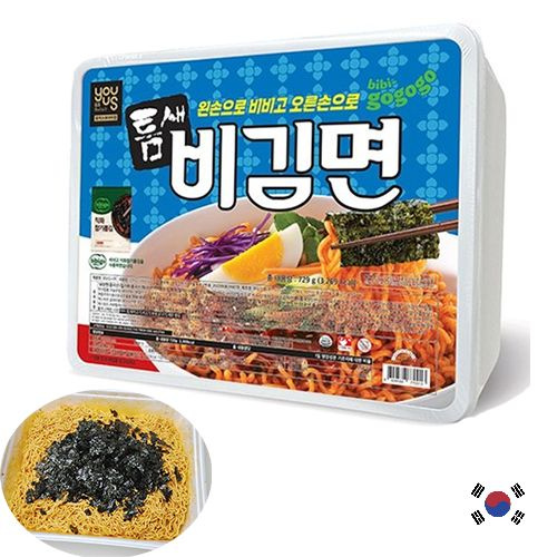 Огромный рамен Bibim Ramen 942g. Холодная лапша в сладком соусе ...