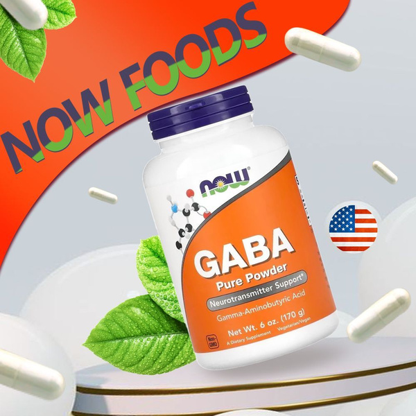 Now Foods Gaba pure powder 170 g, Нау Фудс Габа Гамк, чистый порошок ...