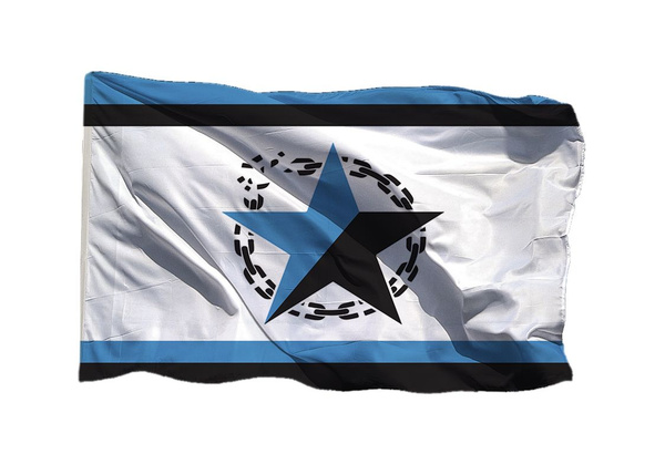 Флаг Свободных Штатов из Fallout 76 Фоллаут 76 90х135 см на шёлке для ...