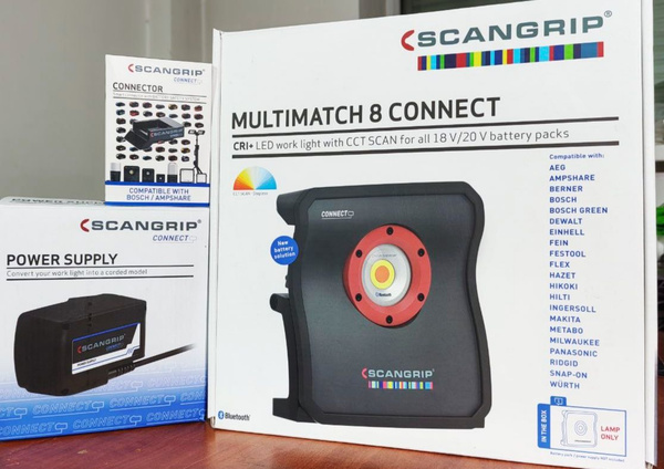 Лампа маляра SCANGRIP multimatch 8 - купить по выгодной цене в интернет-магазине OZON (1630942313)