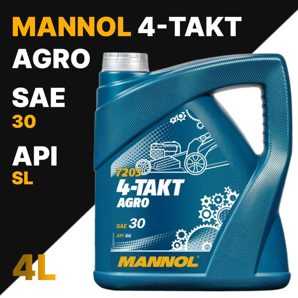 Масло моторное MANNOL 30W Минеральное - купить в интернет-магазине OZON ...