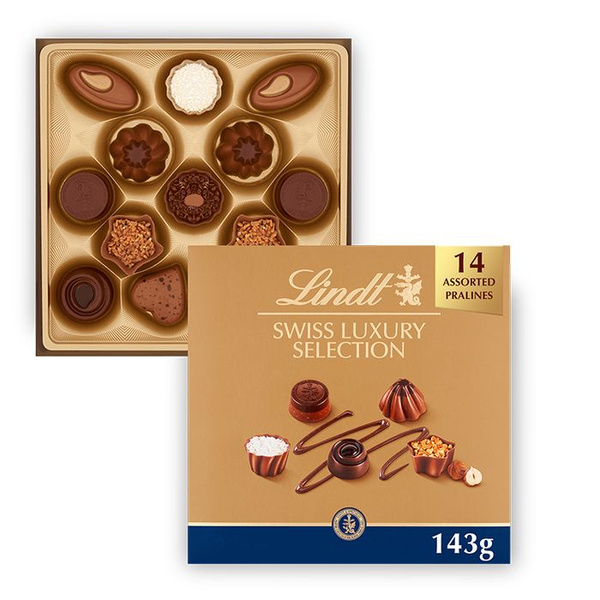 Шоколадные конфеты Lindt SWISS LUXURY SELECTION ассорти конфет из ...