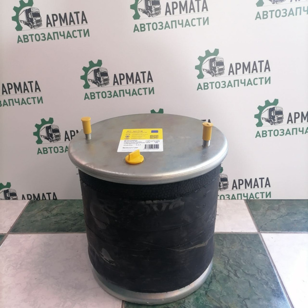 пневмоамортизатор, пневморессора с металлическим стаканом H340, 2шп ...