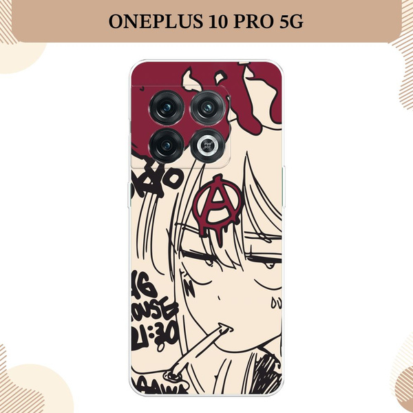 Силиконовый чехол на OnePlus 10 Pro 5G / Ван Плас 10 Про 5G аниме ...