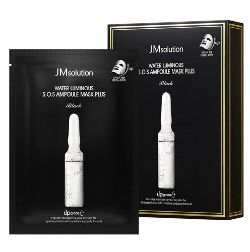 JMSolution Тканевая маска для восстановления кожи Water Luminous S.O.S Ampoule Mask Plus Black ...