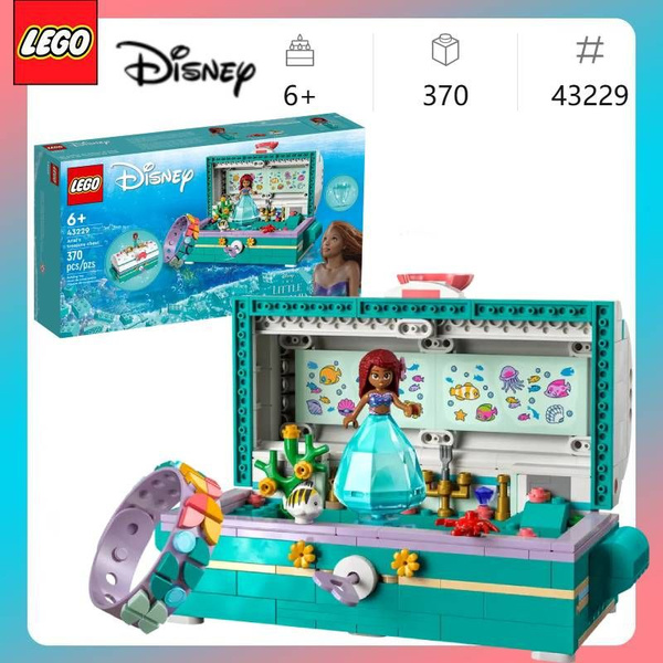 LEGO Disney Princess 43229 Сундук с сокровищами Ариэль;6+ Рекомендуемый ...