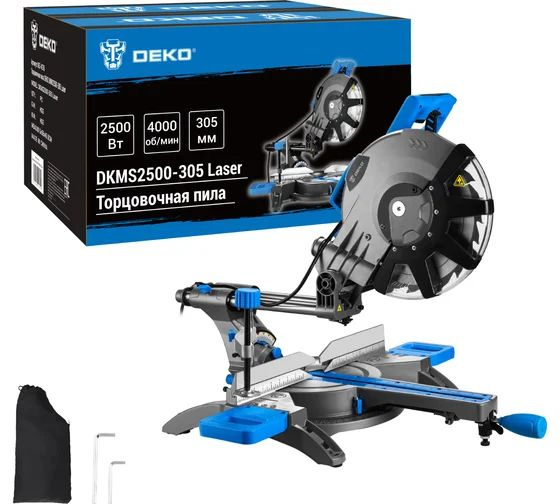 Торцовочная пила DEKO DKMS2500-305 Laser 063-4316 - купить с доставкой ...