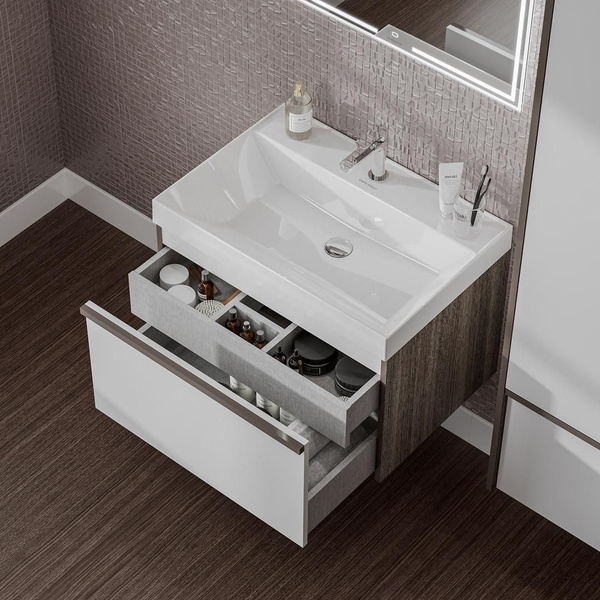 Раковина на тумбу CUBO 70 см. с крепежом KERAMA MARAZZI CU.wb.70 купить ...