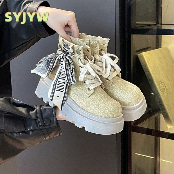 Полусапоги Женский SYJYW, размер 36 абрикосовый Демисезон Без каблука купить c доставкой на OZON ...