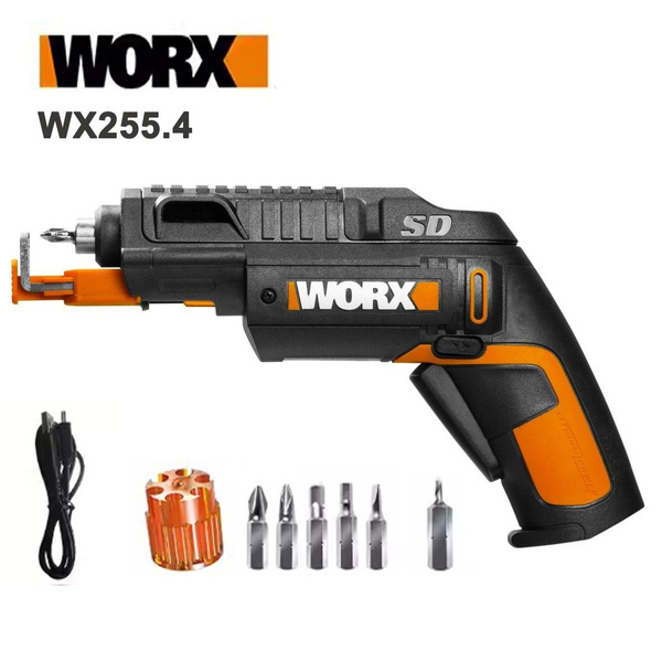 Отвертка Аккумуляторная Worx WX255 SD Slide Driver Набор Бит (6 Шт ...
