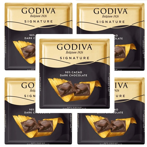 Godiva горький шоколад %90 Bitter 52 гр, 5 шт - купить с доставкой по ...